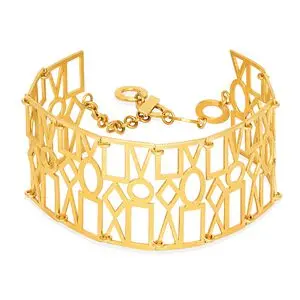 MYRTO KATRAMADOU JEWELLERY Harmony Matte Geometric Bracelet In 18k -plated Sterling Silver - Gold