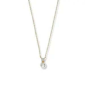 Argento Vivo The Scarlette Pearl Necklace - Gold