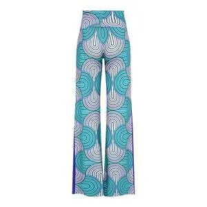 BEATRICE VON TRESCKOW Lilac Labyrinth Stretch Flare Trousers - Purple