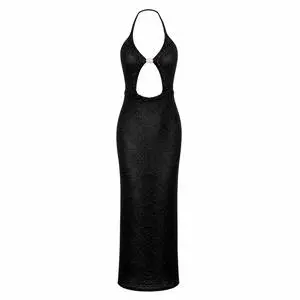 CHIARELLA Aitana Dress – Shimmer - Black
