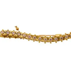 1610ISTANBUL Mediterranean Swarovski Bracelet - Gold