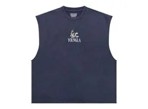 YOUNGLA X Looney Tunes Embroidered Cutoff Tank
