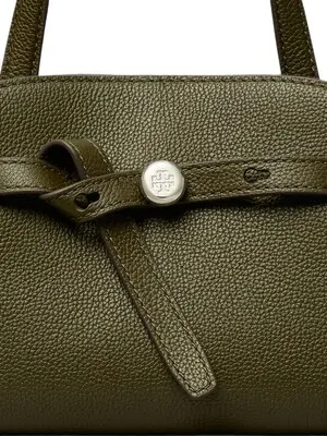 Tory Burch Romy Small Leather Boston Bag