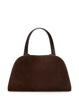 Tory Burch Romy Small Suede Leather Boston Bag