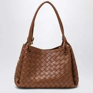 Bottega Veneta Medium Parachute Bag In Leather - Brown