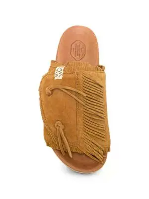 Visvim Christo Shaman-folk Fringed Sandals