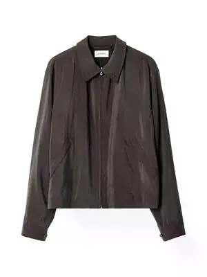 LEMAIRE Light Zipped Blouson In Dry Silk