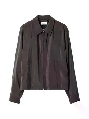 LEMAIRE Dry Silk Light Zipped Blouson - Brown