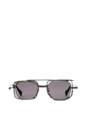 KUBORAUM Geometric-frame Sunglasses - Grey