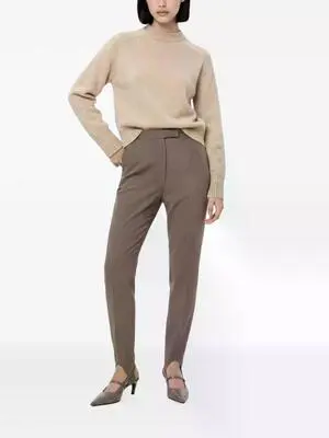 Soeur Slit-cuff Ribbed-trim Sweater