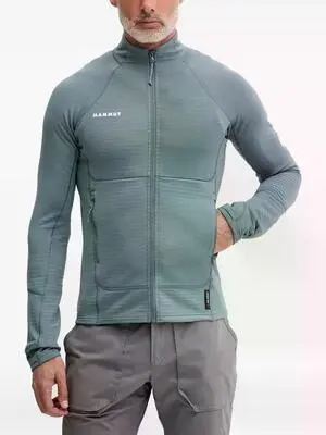 MAMMUT Taiss Ml Logo-print Zip-up Sweatshirt - Blue