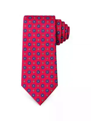 BONA FURTUNA Geometric-print Tie