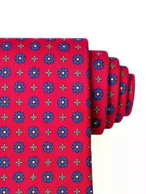 BONA FURTUNA Geometric-print Tie