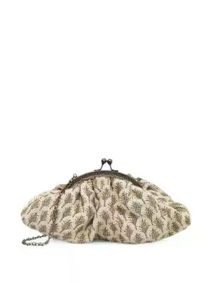 HOSS INTROPIA Jacquard-knit Clutch Bag