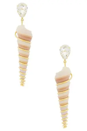 JENNIFER BEHR Zingaro Earrings In Ivory - Dove
