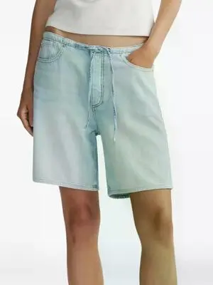 DL1961 Sienna Tie-waist Shorts - Blue