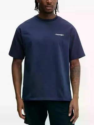 NAPAPIJRI Fluorite Graphic-print Logo-embroidered T-shirt - Blue