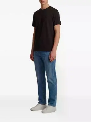 Moncler Double Leather Logo Cotton T-shirt