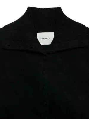 LISA YANG Denie High-neck Button-up Cardigan