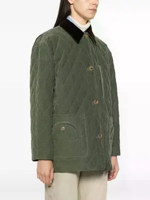 BLAZÉ MILANO Quilted Corduroy-collar Jacket