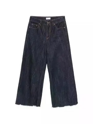 Valentino Garavani 2000s Raw-cut Jeans - Blue