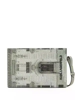 Karl Lagerfeld K/soiree Rue St-guillaume Clutch Bag - Grey