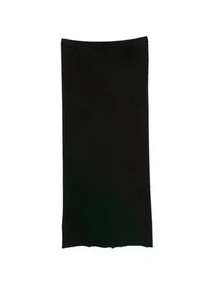 Rick Owens Drawstring-fastening Front-slit Midi Skirt
