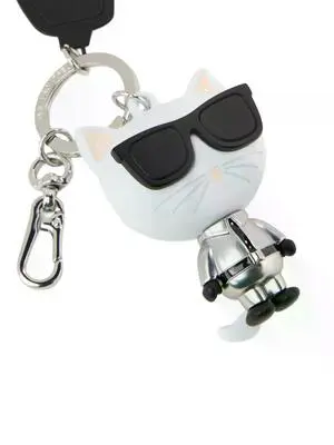 Karl Lagerfeld Ikon Choupette Ski Charm Keychain