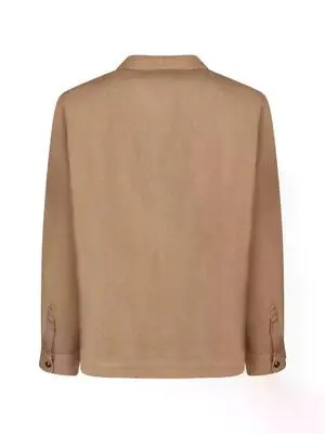 DELL'OGLIO Pocket-detail Button-down Linen Shirt