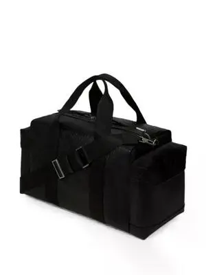 Karl Lagerfeld Monogram Perforated Weekender Bag - Black
