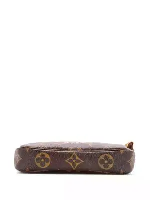 LOUIS VUITTON Pochette Accessoires Limited Edition Monogram Canvas Mini Clutch Bag