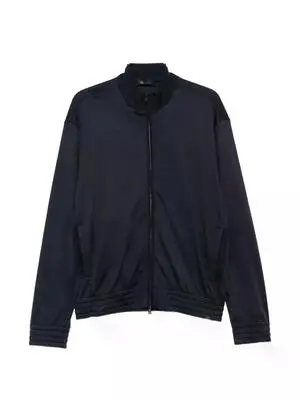 Paul & Shark Zip-up High-neck Sweatshirt - Blue