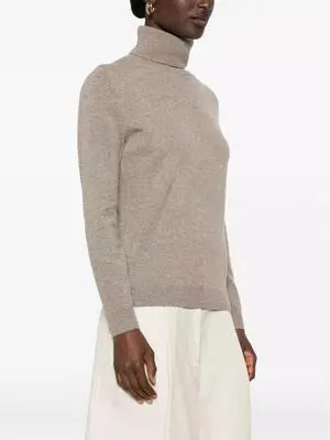 Eric Bompard Cashmere Roll Neck Long Sleeve Sweater