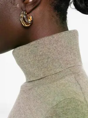 Eric Bompard Cashmere Roll Neck Long Sleeve Sweater