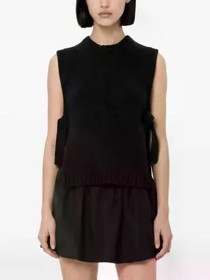 Soeur Uzel Side-tie Knitted Vest