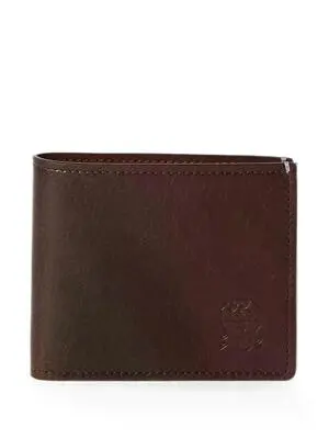 Brunello Cucinelli Brushed Leather Wallet - Brown