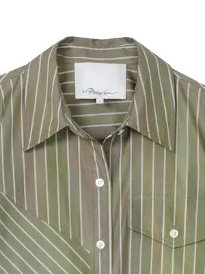 3.1 Phillip Lim Asymmetrical Striped Shirt