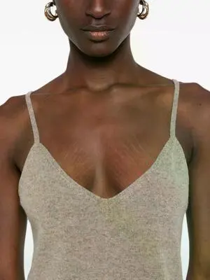 Eric Bompard Cashmere V-neck Tank Top