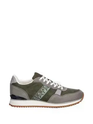NAPAPIJRI Cosmos Syn Logo-print Panelled Sneakers - Green