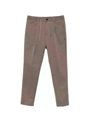 Herno Pleated Drawstring Trousers - Grey