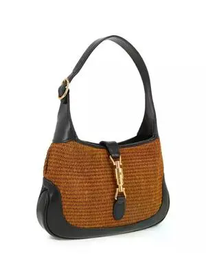 Gucci Jackie 1961 Raffia Shoulder Bag