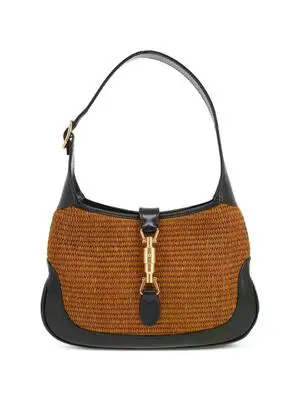 Gucci Jackie 1961 Raffia Shoulder Bag