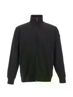 COLMAR Zip-up High-neck Sweater - Black