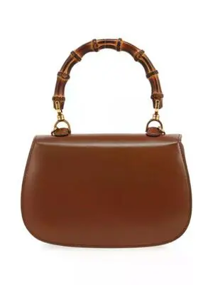 Gucci Bamboo-handle Turn-lock Handbag - Brown