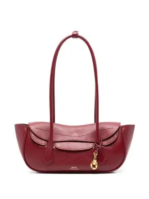 Polo Ralph Lauren Shoulder Bag Calf Leather "small Shoulder Bag - Red