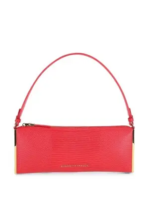 Elisabetta Franchi Shoulder Bag With Gold Trim