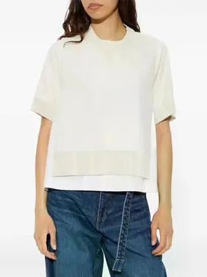 Sacai Short-sleeve Blouse