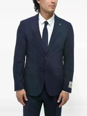 Corneliani Pinstripe Single-breasted Suit - Blue