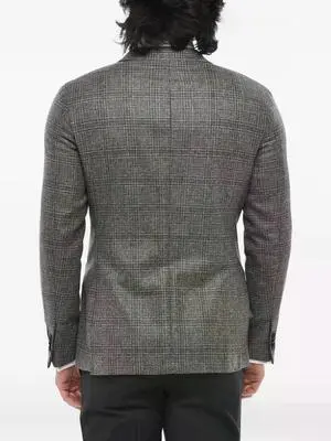Corneliani District Check Peak-lapel Blazer