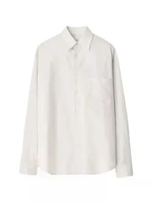 LEMAIRE Regular Shirt In Washed Cotton Silk - Neutrals